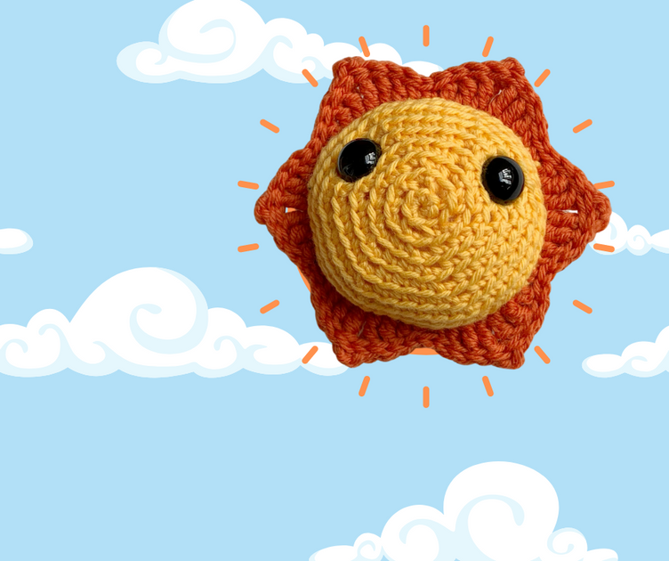 Crochet sun pattern | How to whipstitch - new amigurumi pattern plus v ...